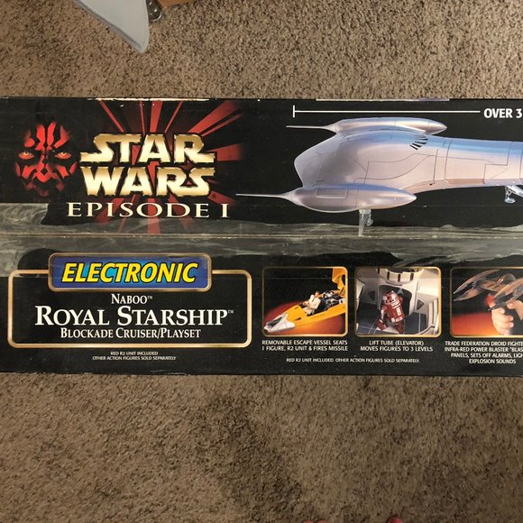 Star Wars | Other | Naboo Royal Starship Blockade Cruiser Playset ...